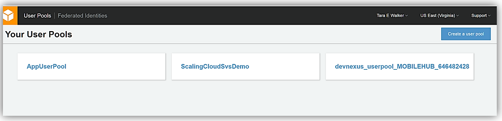 Launch Amazon Cognito User Pools General Availability App Integration And Federation Aws